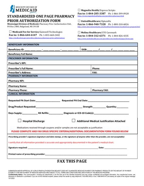 Mississippi Prior Authorization Packet Opioid Fill Out Sign Online