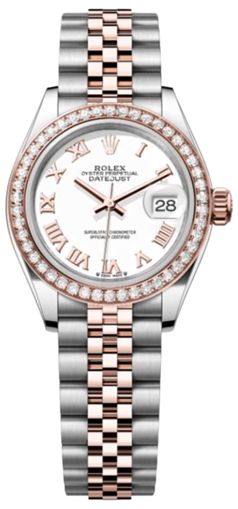 Rolex Lady Datejust 28 Steel And Everose Gold Womens Watch M279381rbr 0021