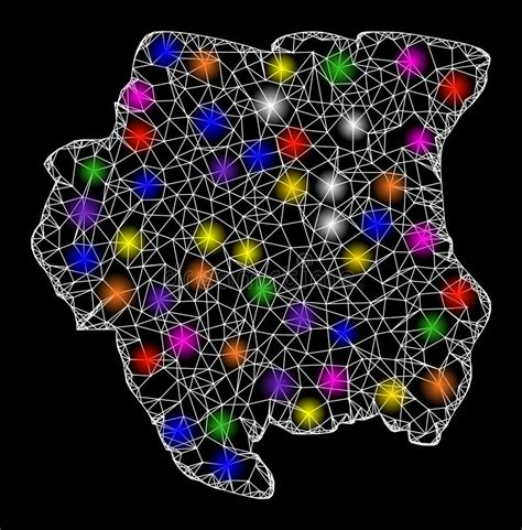 Sudan Map Light Connecting Effect Background Abstract Digital Technology Ui Gui Futuristic