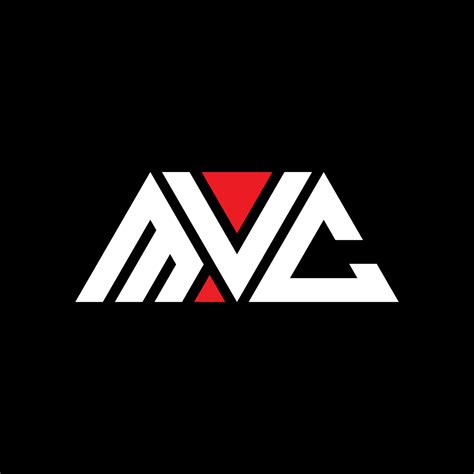 Mvc Triangle Letter Logo Design With Triangle Shape Mvc Triangle Logo