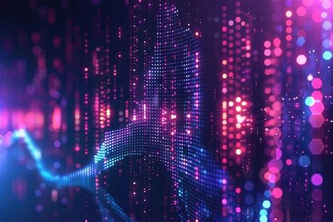 Futuristic Digital Abstract Data Visualization Free Photo