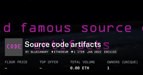 Source Code Artifacts Collection Opensea