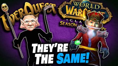 How Everquest Shaped World Of Warcraft Classic Season Of Discovery