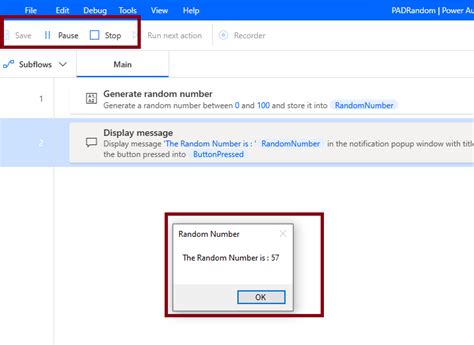 Random Number Action In Desktop Flow Using Microsoft Power Automate