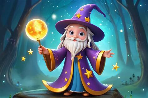 Premium Photo Mastering Magic Whimsical Wizard Willow