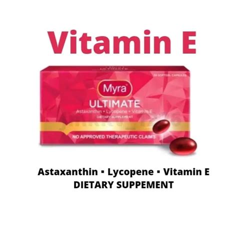 Myra Ultimate Vitamin E 30 Soft Gel Capsules Lazada Ph