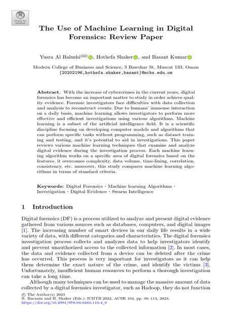 125984186 Pdf Machine Learning Digital Forensics