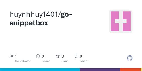 GitHub Huynhhuy Go Snippetbox