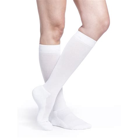 Sigvaris 360 Cushioned Cotton Support Sock For Women 20 30mmhg