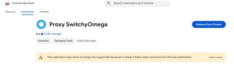 Proxy Switchyomega Proxy Management Extension For Chrome And Firefox