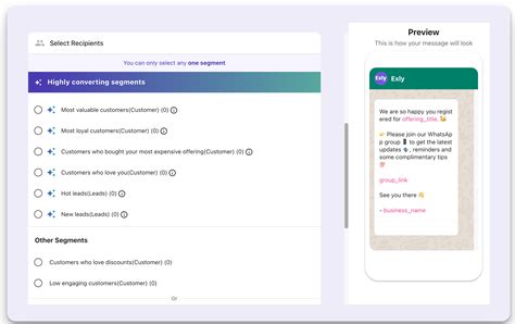 Creating Whatsapp Broadcasts On Exly Exly