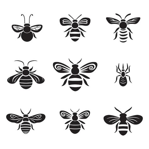Premium Vector Bees And Honeycombs Logo Or Badge In Vintage Style