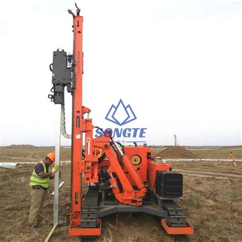 Solar Post Ramming Machine Spv 60y Photovoltaic Pile Driver Songte