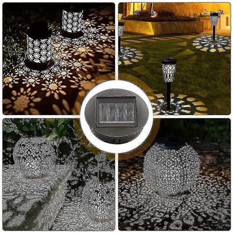 4 Pieces Replacement Solar Lights With Led Bulbs Solar Top Lights