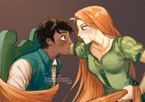 Minecraft Stalex Tangled Au By Teachiisan On Deviantart