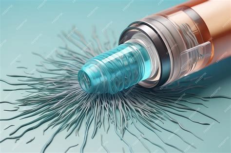 Premium Photo Restored And Healthy Scalp Under The Microscope The