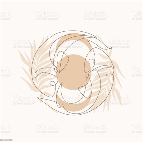 우아한 점성술 엠블럼 심볼 윤곽 신비로운 로고윤곽 보헤미안 미니멀 한 스타일의 캘린더 프린트 0명에 대한 스톡 벡터 아트 및