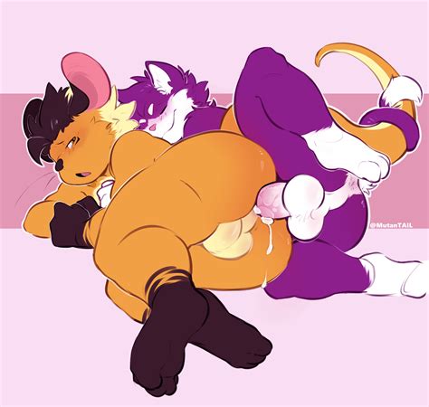 Rule 34 Absurd Res Anal Anal Sex Anthro Blush Blush Lines Bodily Fluids Chuki Closed Eyes Duo