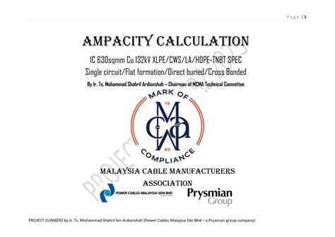 Diy Ampacity Calculation