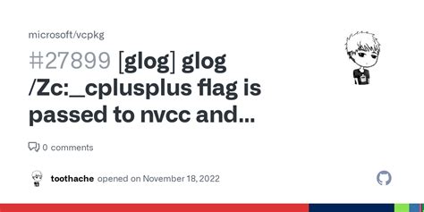 Glog Glog Zccplusplus Flag Is Passed To Nvcc And Breaks Cuda