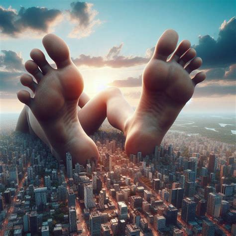 Giga Giantess Feet In City Ai By Micks Surrealism On Deviantart