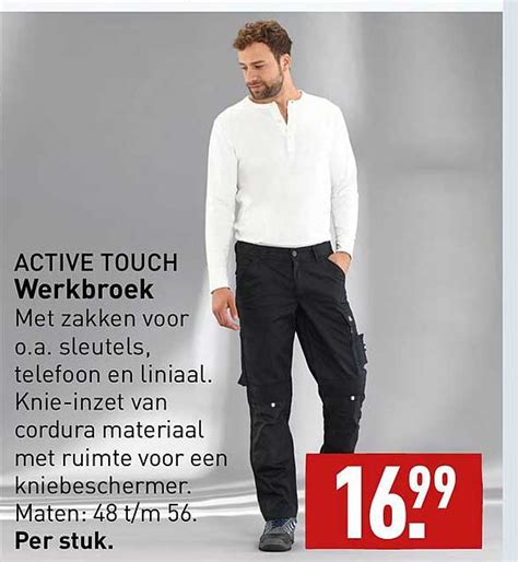 Active Touch Werkbroek Aanbieding Bij Aldi Folders Nl