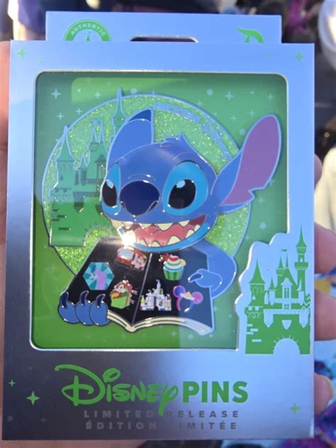2026 Disneyland Stitch Hidden Disney Hidden Mickey Mini Jumbo Pin New £5005 Picclick Uk