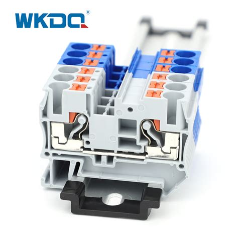 DIN Rail Terminal Connector Jpt Series Spring Terminal Block Terminal Block And DIN Rail