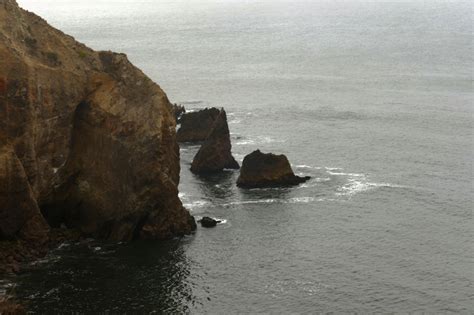 Chimney Rock Und Elephant Seal Overlook Point Reyes National Seashore