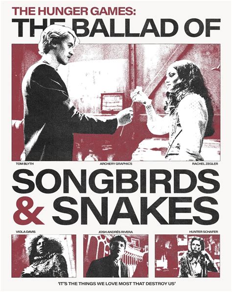 The Ballad Of Songbirds And Snakes Film Poster 💌 Tom Blyth Poster