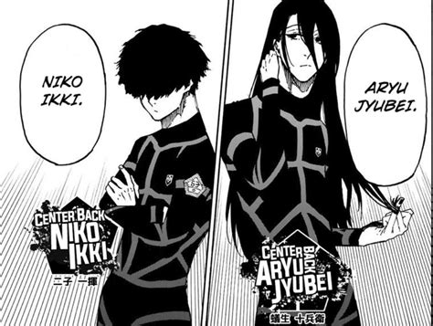 Niko And Aryu Blue Lock Design Squad Manga Blue