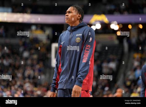 Denver Nuggets Forward Peyton Watson 8 In The First Half Of An Nba