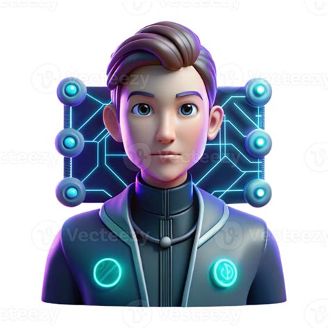 Stunning Traditional 3d Render Futuristic Boy Exclusive 56756553 Png