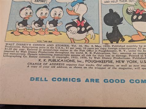 Walt Disney Comics 188 Featuring Donald Duck And His Nephews