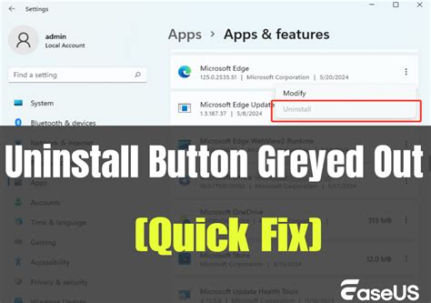 How To Uninstall Programs When Uninstall Button Greyed Out