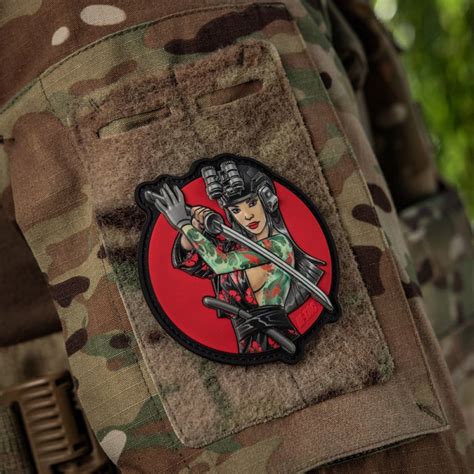Embrace Japanese Culture With M Tac Samurai Girl Patch