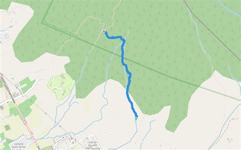 Mount Makiling Sipit Trail In Calabarzon Walking Map