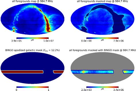 description of the masking process top left map with the sum of all