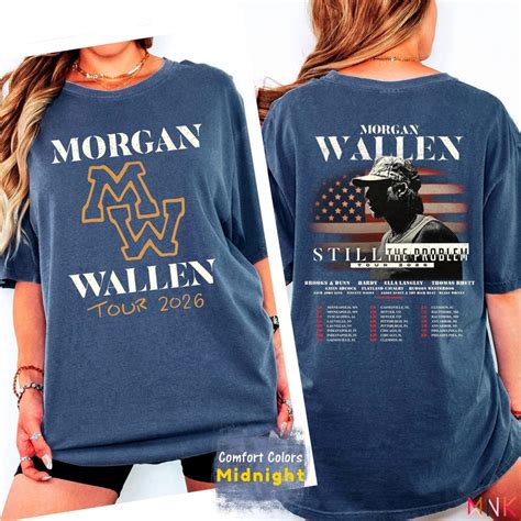 Morgan Wallen Tour Shirt 2026 Still The Problem Front Back Tee