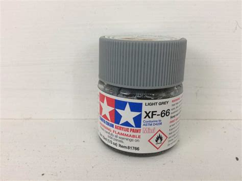 Toy Models - Tamiya Color Acrylic Light Grey XF-66 - Edward White Model ...