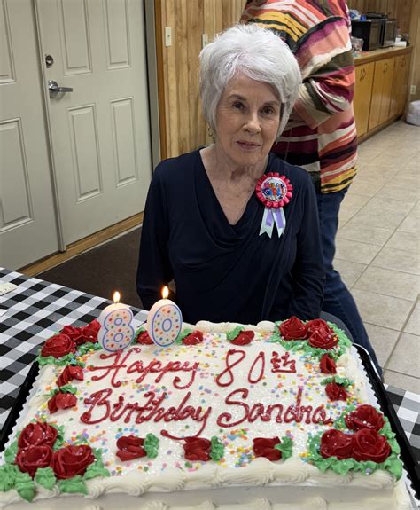 Sandra Wright Celebrates 80th Birthday Cleveland County Herald