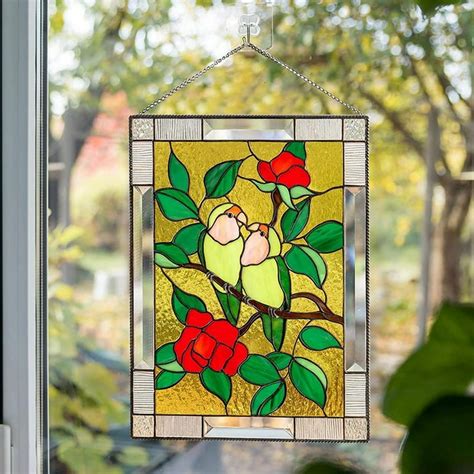 Stained Glass Windows Birds