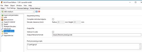 Post Processing Script Launches Another Instance Of Slic3r And Throws