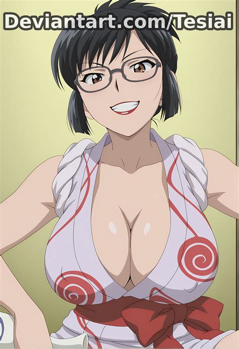 Busty Rin Sawamura Midori No Hibi By Tesiai On Deviantart