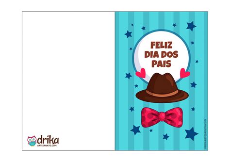 Cartão De Dia Dos Pais Para Imprimir 20 Modelos Exclusivos