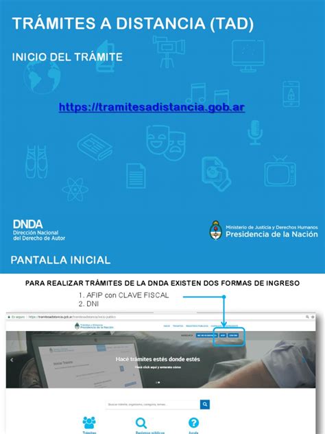 Guía De Trámites A Distancia Tad Pdf
