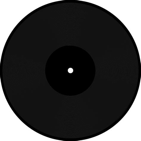 Vinyl Record Pictogram Illustration Free Svg