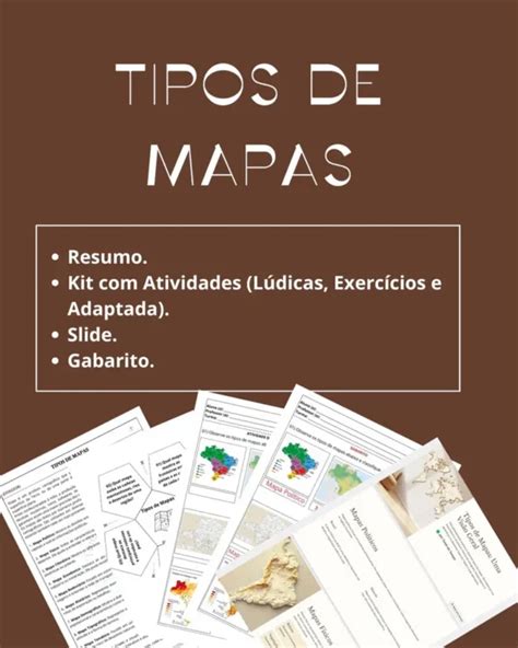Tipos De Mapas História Lúdica Tipos De Mapas História Lúdica