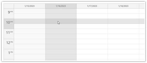 Crosshair Event Calendar DayPilot Documentation Scheduling Components For JavaScript