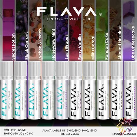 Flava Premium New Flavor 3mg 6mg 65ml Lazada Ph
